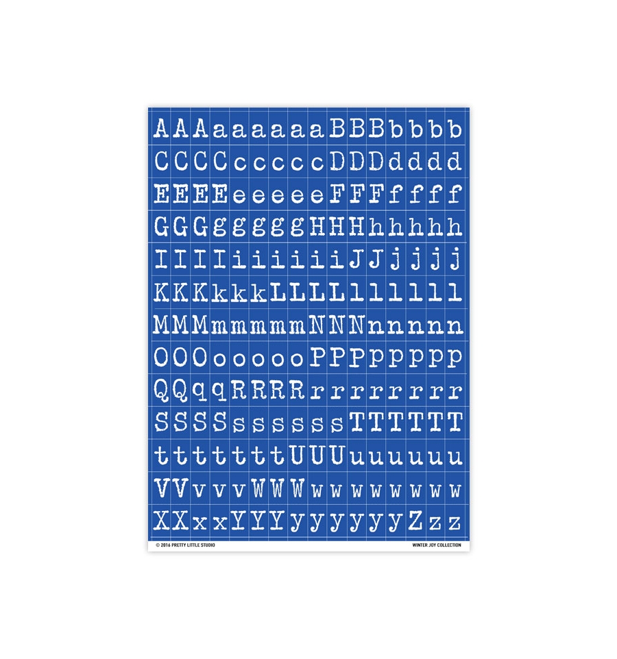 Alfabeto Mini Twinkle Blue