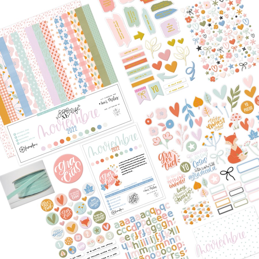 Kit de Noviembre Scrap Your Life COMBI 2022 SIN SUSCRIPCIÓN