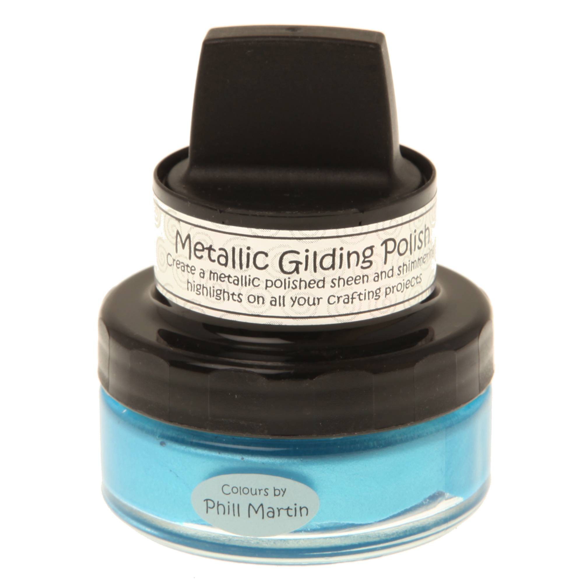 Cosmic Shimmer Metallic Gilding Polish Electric Blue