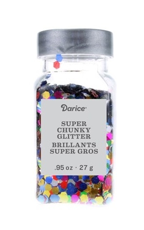 Super Chunky Glitter Darice Multicolor