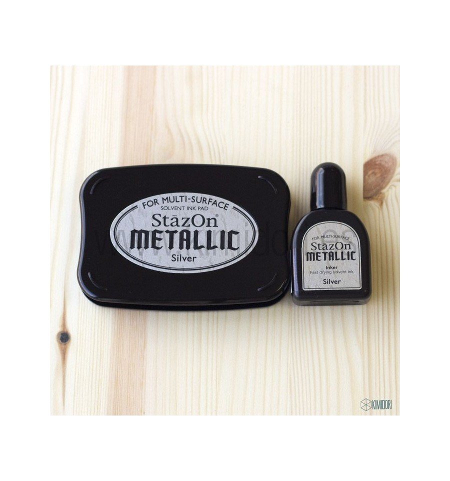 Set Stazon Metallic Silver