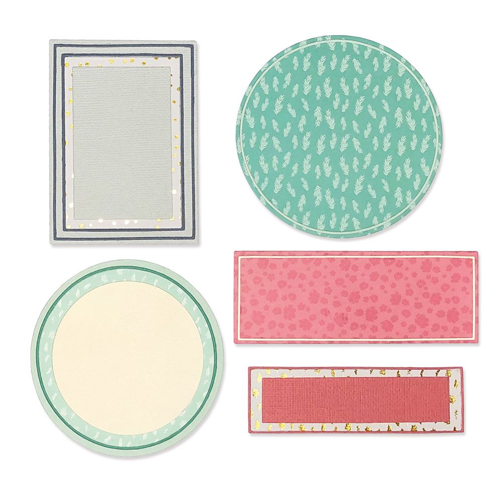 Troqueles Thinlits Sizzix Frames & Borders 12 pcs