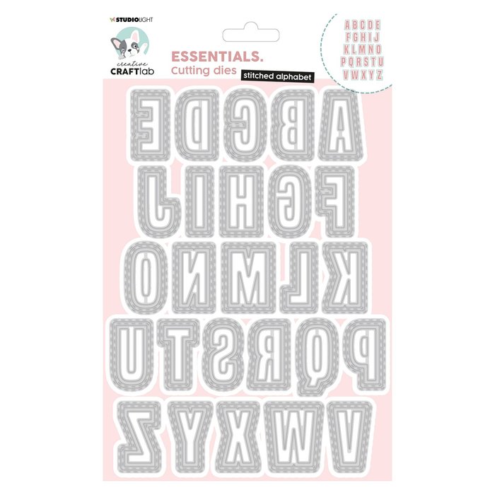 Troqueles Creative Craftlab Essentials Stitched alphabet