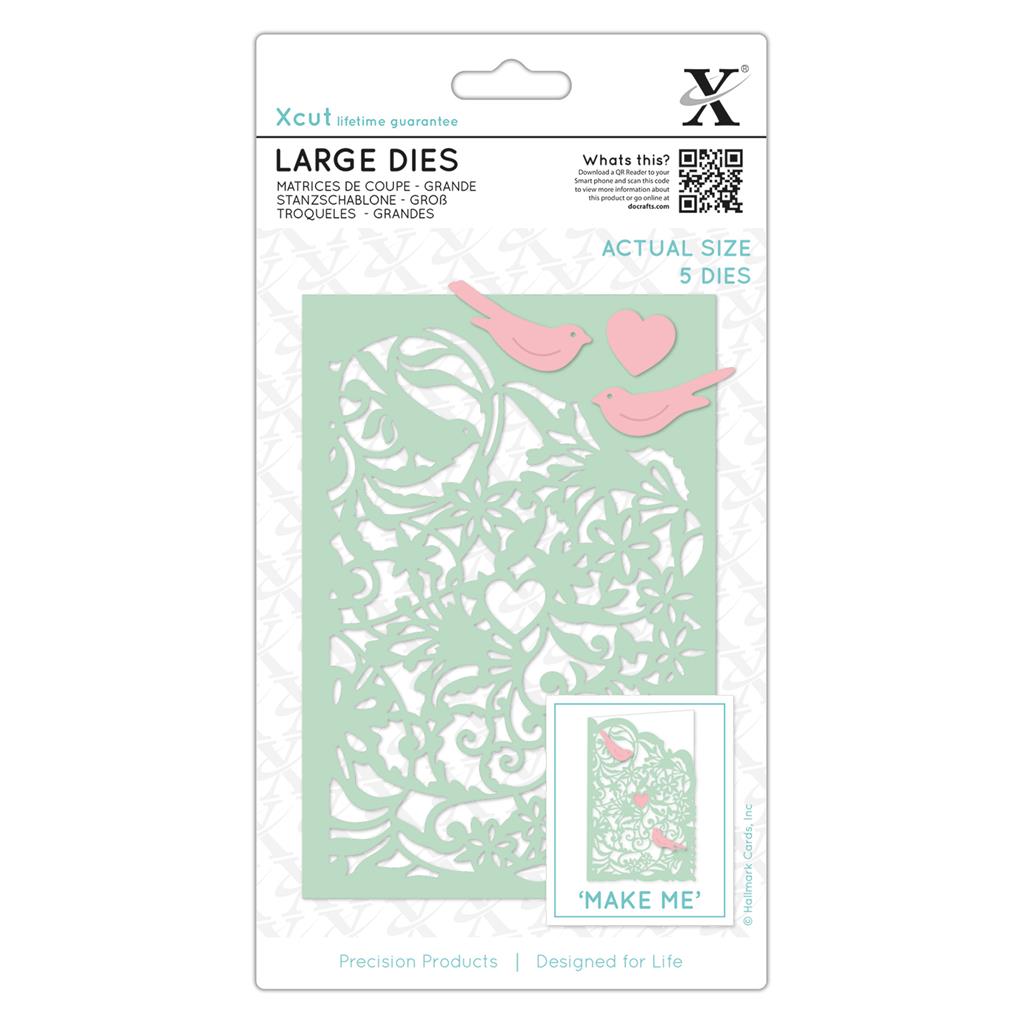 Troqueles Large Xcut Love Birds