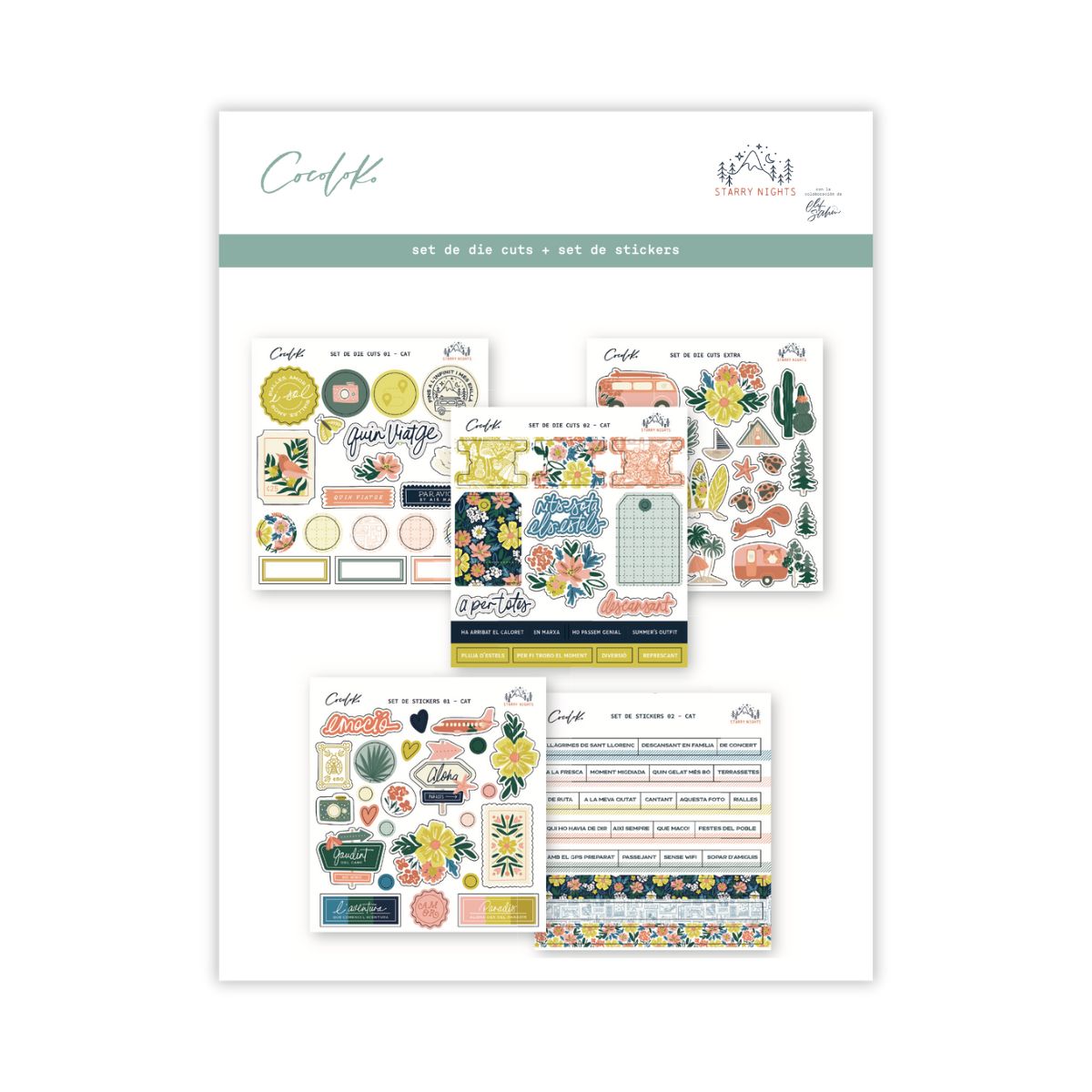 Pack de adornos Starry Nights de Cocoloko Catalán