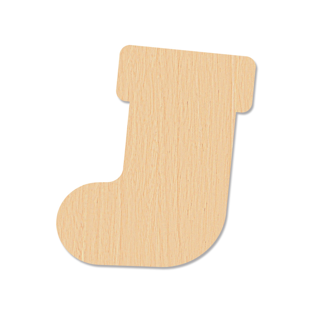 Silueta de madera para decorar Kimidori Colors Calcetín